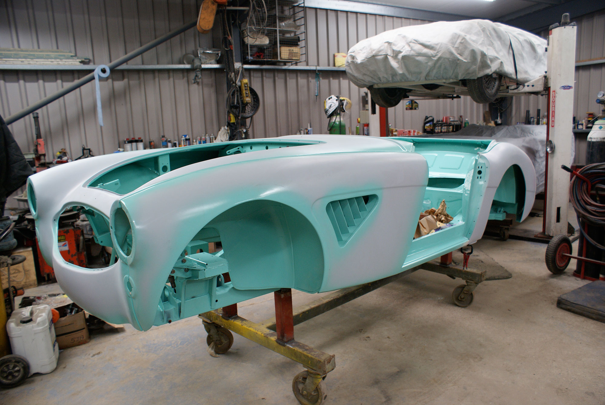 Austin Healey 3000 MK I BT7 - A restoration in classic Florida Green ...